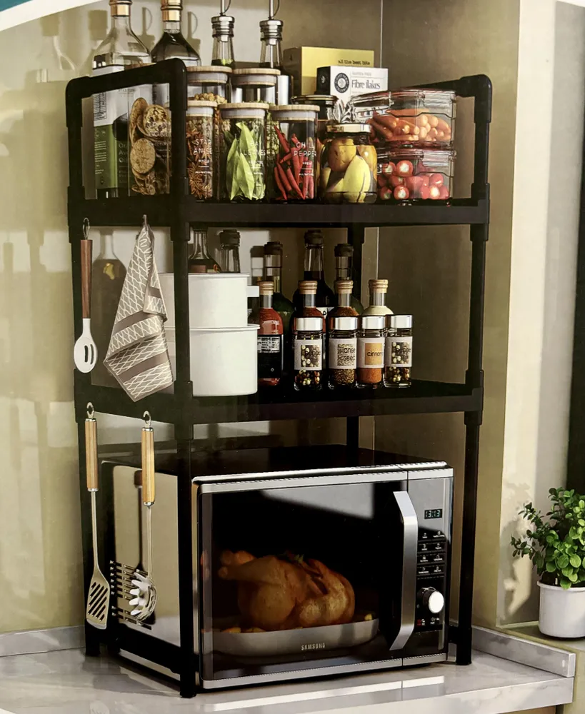 Стелаж, полиця над мікрохвильовою піччю 48х26х71 см — купити по найкращій ціні в інтернет ...